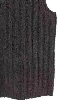 Rick Owens Ribbed-knit Hooded Tank Top