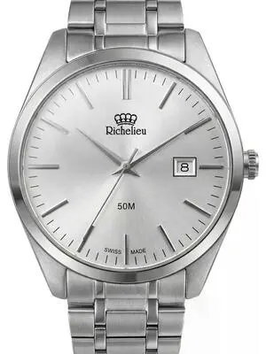RICHELIEU SWISS Logo-print 42mm Watch