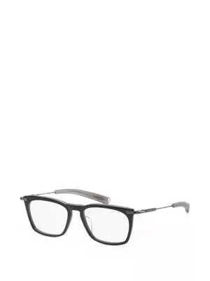 Dita Lancier Rectangle-frame Glasses - Black