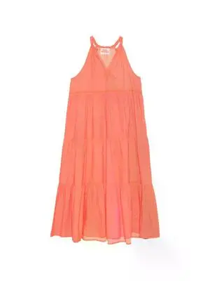 MAISON123 Striped Maxi Dress - Orange