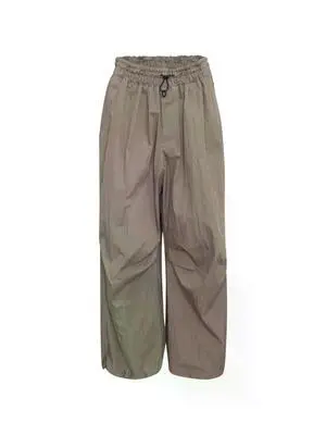 Yohji Yamamoto Parachute Drawstring Trousers - Brown