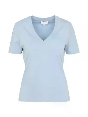 MAISON123 Dana V-neck T-shirt - Blue