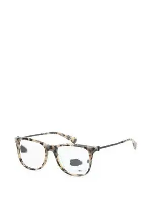 John Varvatos Tortoiseshell-effect Square-frame Glasses - Neutrals