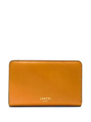 LANCEL Bcbg Grained Leather Wallet - Orange