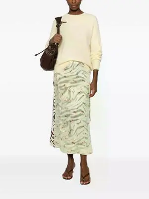 IVORY PARIS Calà Crew-neck Raglan-sleeve Sweater