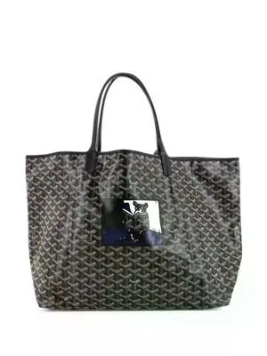 Goyard Saint Louis Printed Coated Canvas Gm Tote Bag - Black