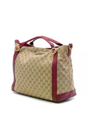 Gucci 2016-2026 Gg Canvas Miss Gg Satchel - Red