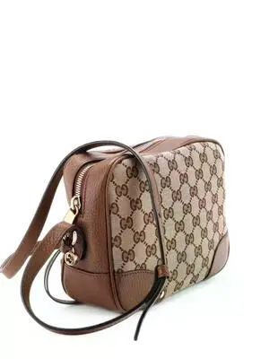 Gucci Bree Disco Gg Canvas Mini Crossbody Bag - Brown