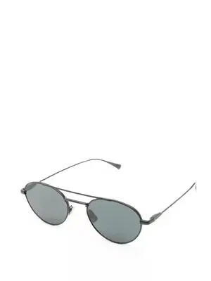 Saint Laurent Round-frame Double-bridge Sunglasses - Black