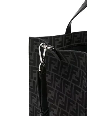 Fendi Ff Jacquard Tote Bag