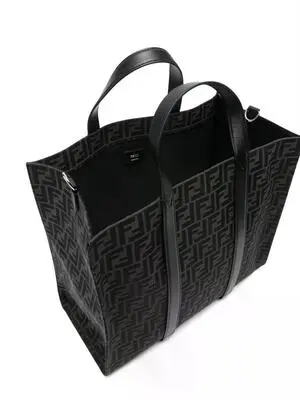 Fendi Ff Jacquard Tote Bag