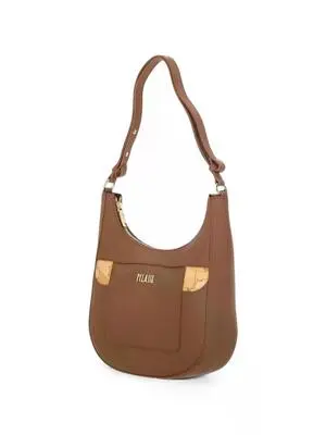 ALVIERO MARTINI 1° CLASSE Logo-plaque Shoulder Bag - Brown
