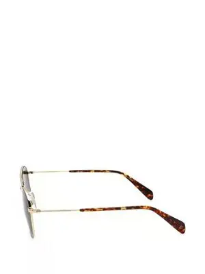 Rag & Bone Pilot-frame Sunglasses - Gold