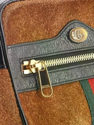 Gucci Ophidia Suede Small Belt Bag