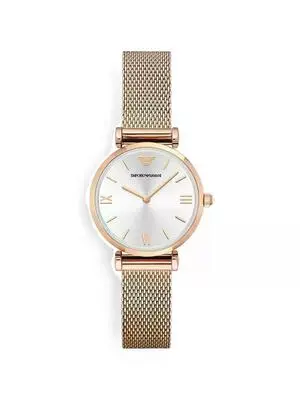 Emporio Armani Round-case 32mm Watch - Silver