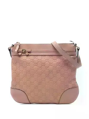 Gucci 2016-2026 Guccissima Mayfair Crossbody Bag - Brown