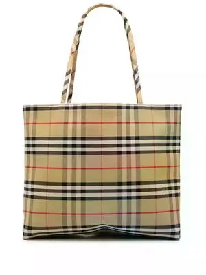 Burberry 2000-2017 House Check Canvas Tote Bag - Neutrals