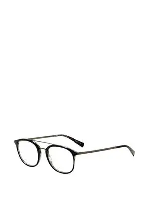 John Varvatos Round-frame Glasses - Blue