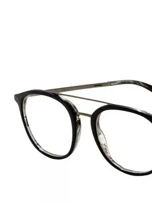 John Varvatos Round Frame Eyeglasses - Blue