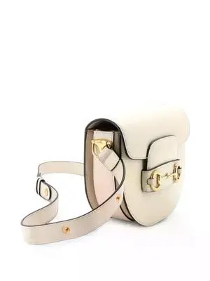 Gucci Horsebit 1955 Rounded Shoulder Bag Leather Mini Crossbody Bag