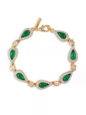 SUSAN CAPLAN 1990s D'orlan Crystal-embellished Bracelet - Gold