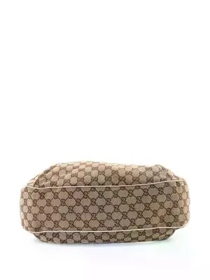 Gucci New Ladies Web Gg Canvas Large Hobo Bag