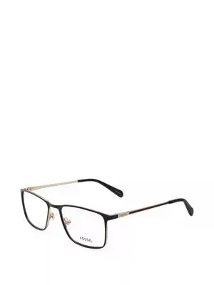 Fossil Rectangle Eyeglasses - Black