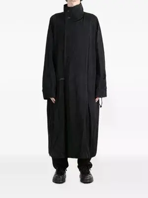 Yohji Yamamoto High-neck Zip-detail Coat