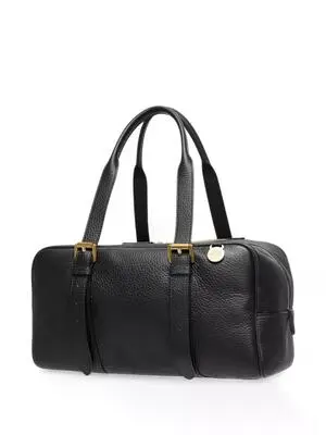 Mulberry Boston Buckle-detail Grained Leather Tote Bag