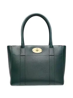 Mulberry Bayswater 9 To 5 Grained Leather Tote Bag - Green