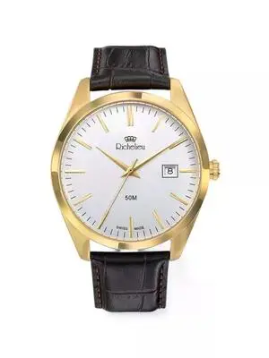 RICHELIEU SWISS Classic 42mm Watch - Silver