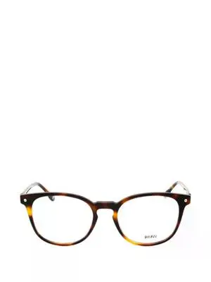BMW EYEWEAR Round-frame Tortoiseshell-effect Glasses - Brown