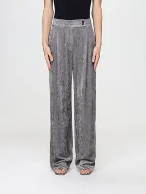 Emporio Armani Ribbed Wide Leg Trousers