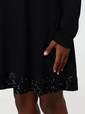 Emporio Armani Sequin Trimmed Dress