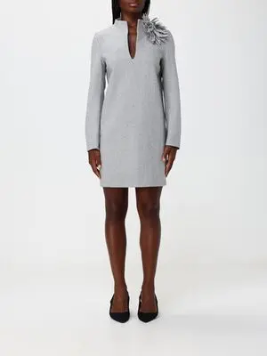 Liviana Conti Long Sleeve Embellished Dress - Multicolor
