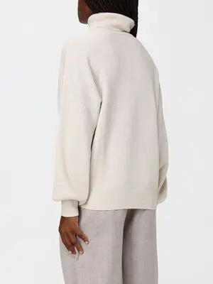 Brunello Cucinelli Relaxed Fit Cashmere Blend Turtleneck Sweater