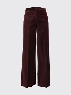 Aspesi High-waisted Wide-leg Corduroy Trousers - Red