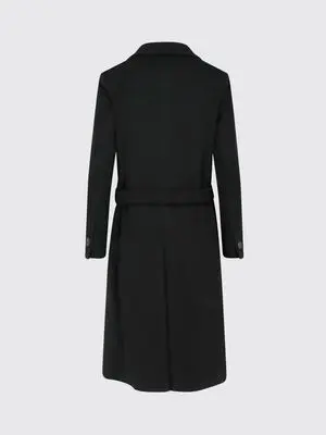 Tagliatore Double Breasted Belted Overcoat