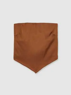 Good American Satin Handkerchief Top