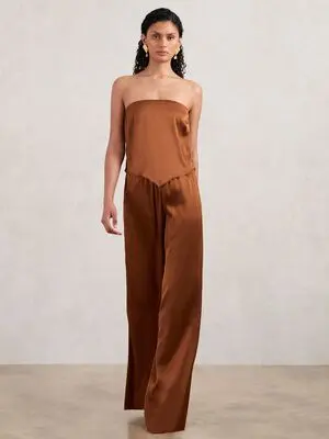 Good American Satin Handkerchief Top