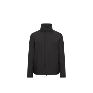 Moncler Caelros Hooded Mid-length Down Jacket - Black