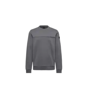 Moncler Logo Cotton Sweatshirt - Gray