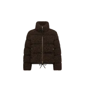 Moncler Trascendance Tweed Short Down Jacket