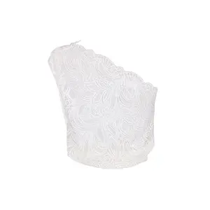 ZETAYE Lyric Lace One-shoulder Top - White