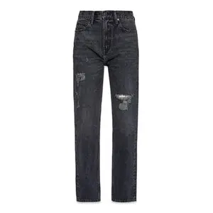 NOEND Slacker Low Rise Relaxed Straight Jeans In Billings Wash