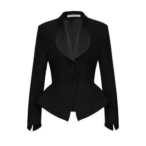 POST MERIDIEM Jacket With Peplum
