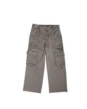 LINDSAY NICHOLAS NEW YORK Bleecker Street Cargo Trousers - Silver