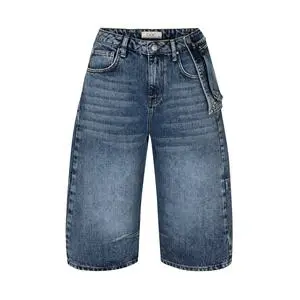 GOC DENIM Longline Detachable Pouch Shorts