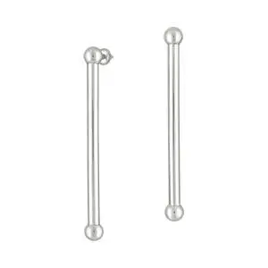 THIRTY1 Industrial Drop Earrings - Silver