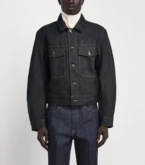 LEMAIRE Trucker Denim Jacket - Black